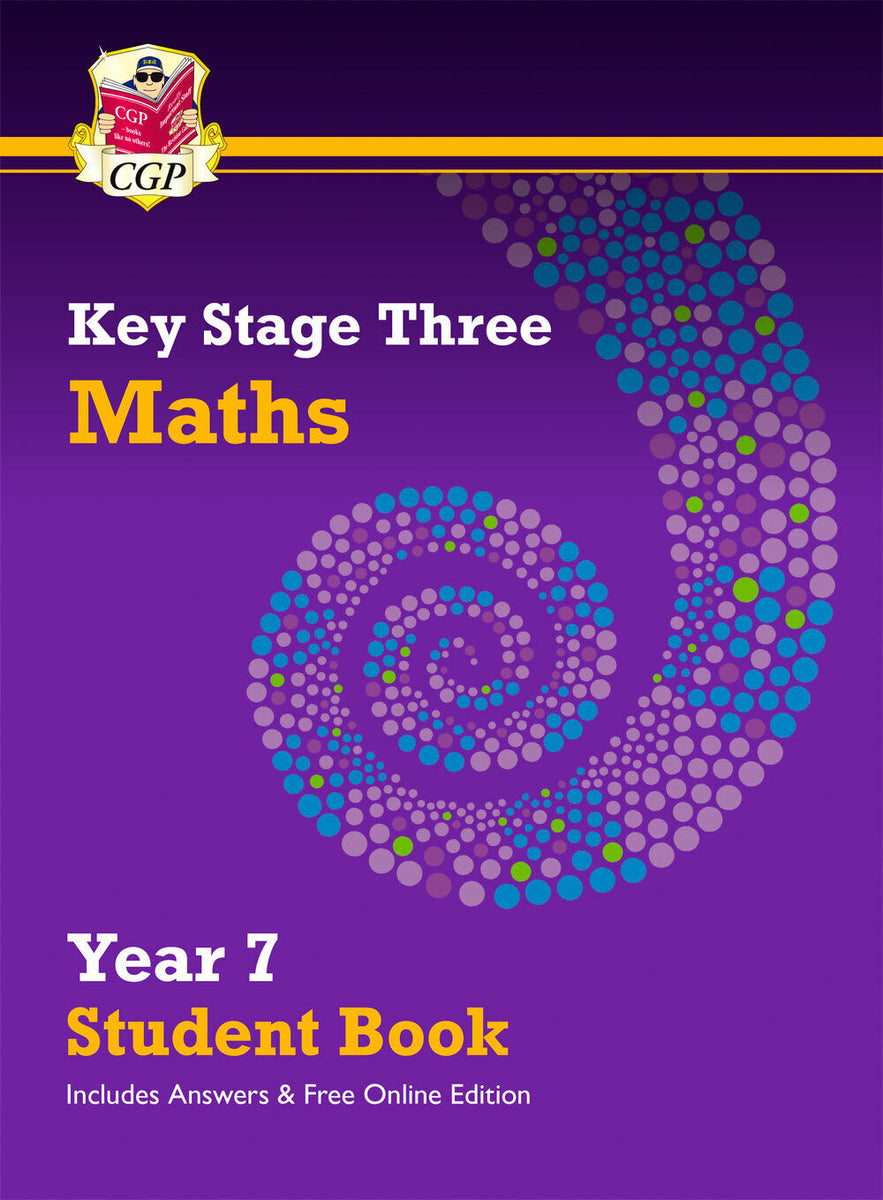 KS3 Maths Student Books with Answers Year 7, 8 , 9 Key Stage 3 Cgp 202 ...