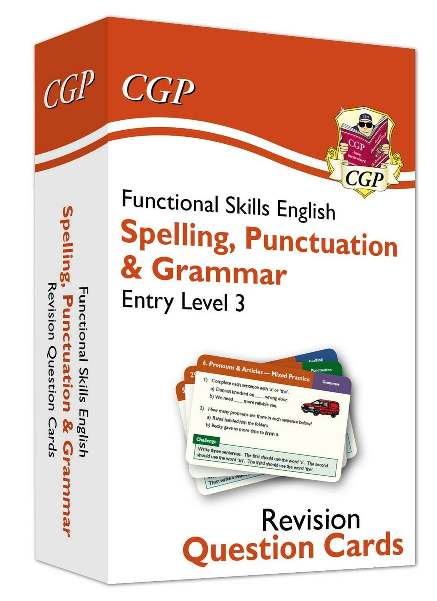 Functional Skills English Revision Cards Spelling, Punctuation ...