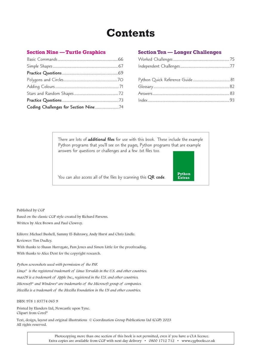 New Ks3 Computing Python Programming Guide Key Stage 3 Cgp 2023
