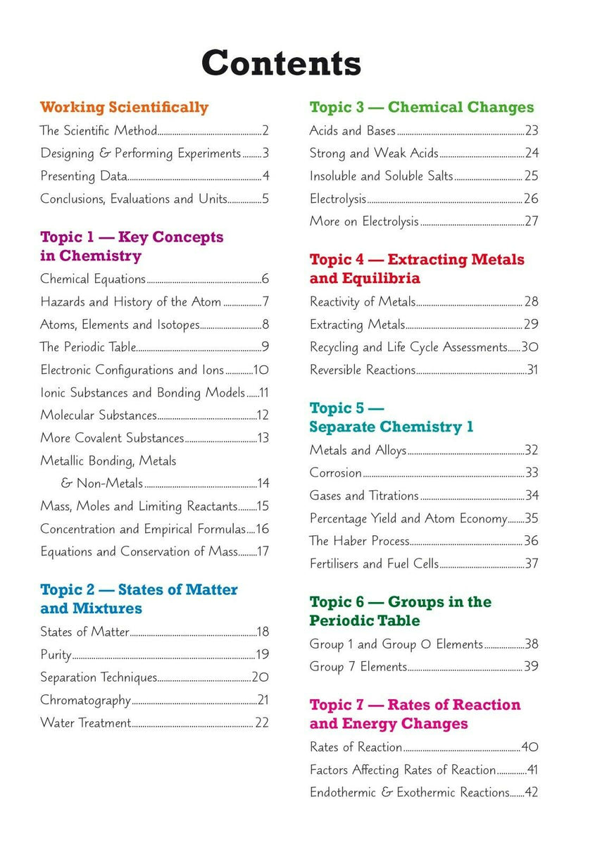 GCSE Chemistry Edexcel Knowledge Organiser and Retriever CGP NEW – Books & Goods