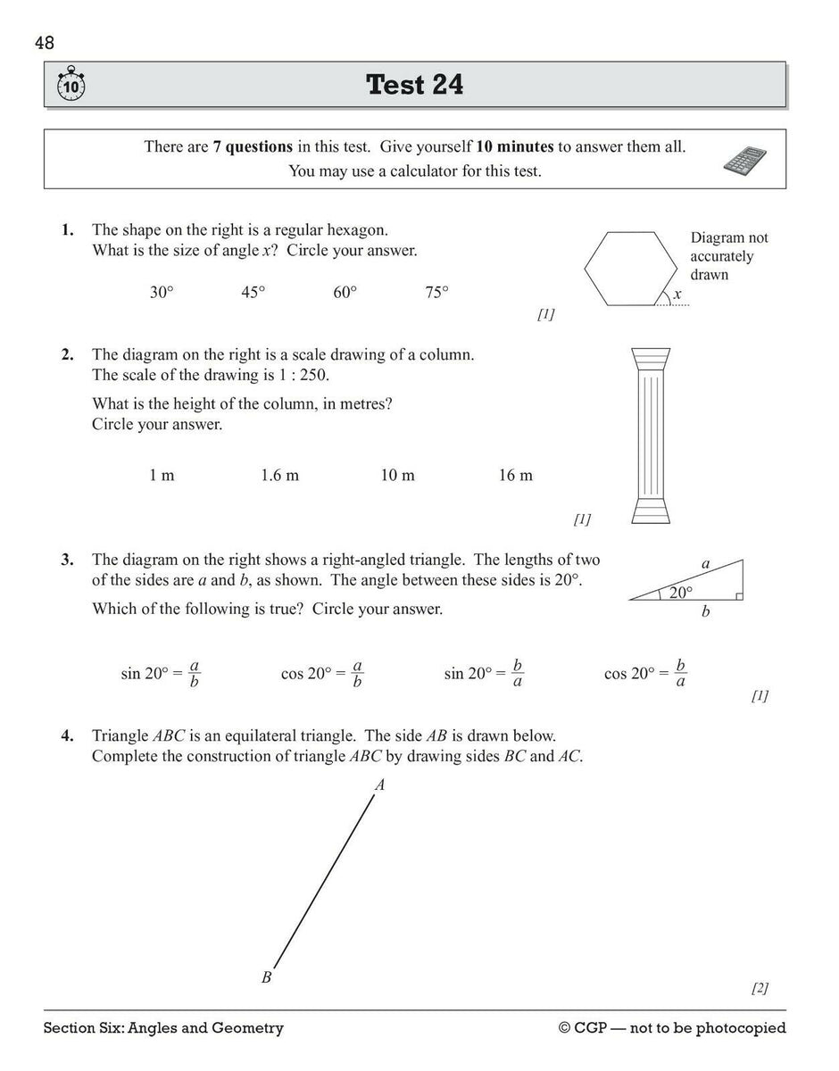 GCSE Maths AQA 10-Minute Tests Foundation KS4 – Books & Goods