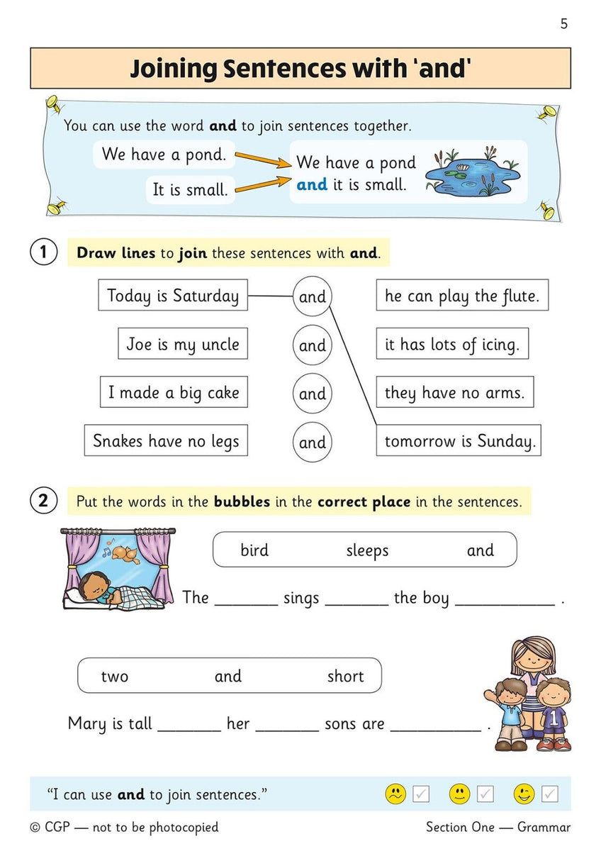 NEW KS1 Year 1 English Grammar Punctuation Targeted Question Book with ...