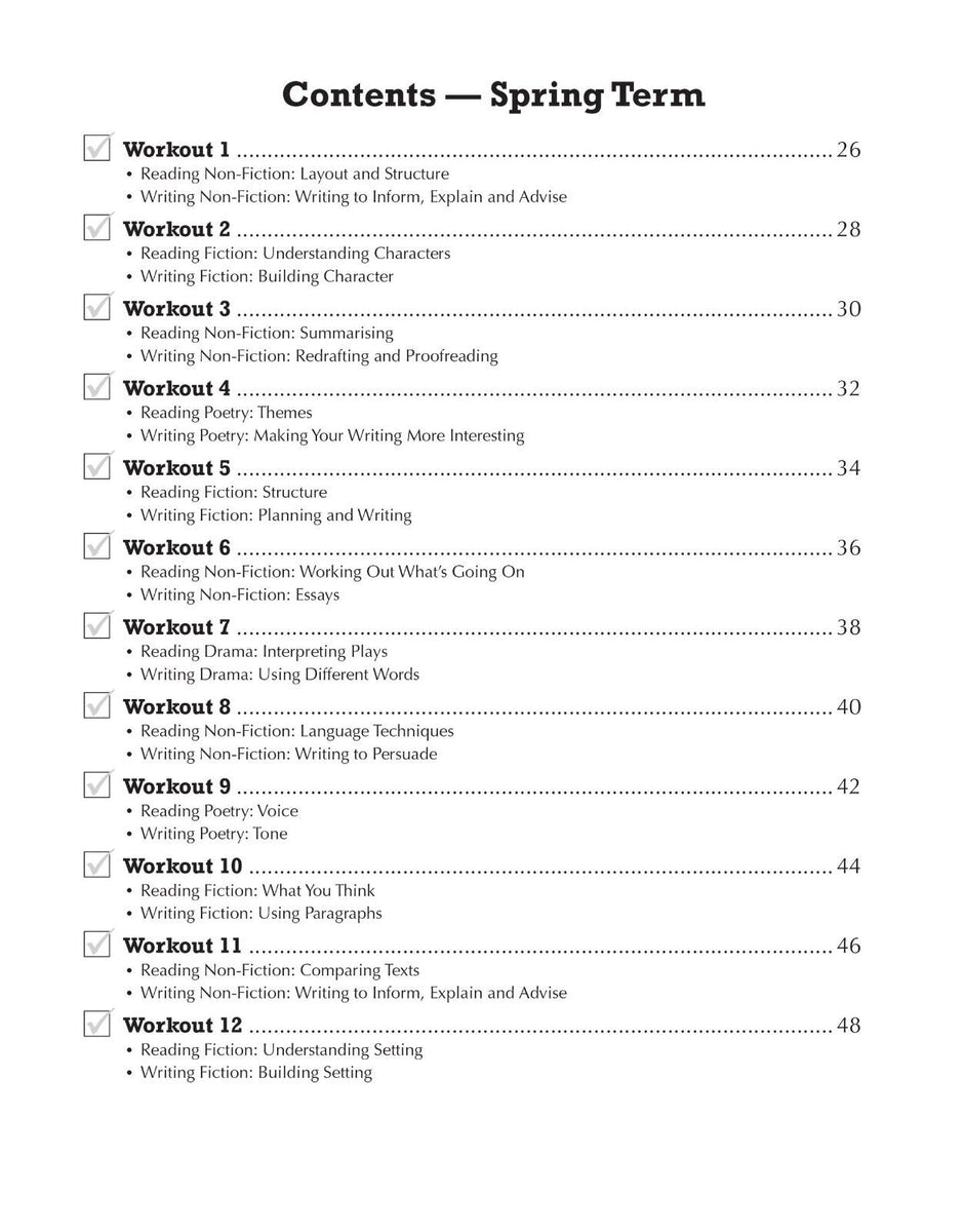 New KS3 Year 7 English 10-Minute Weekly Workouts with Answer CGP 2023 ...
