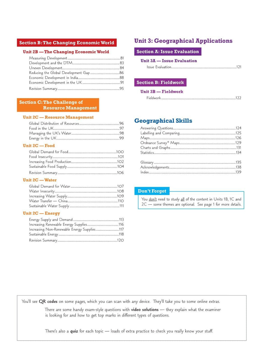 New GCSE AQA Geography Revision Guide Key Stage 4 Cgp 2023 – Books & Goods